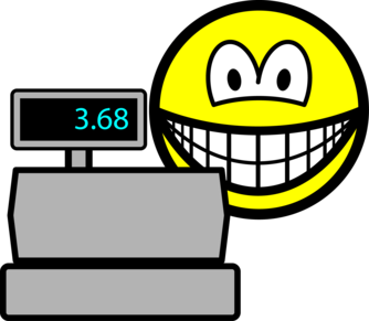 Cash register smile : Smilies @ emofaces.com